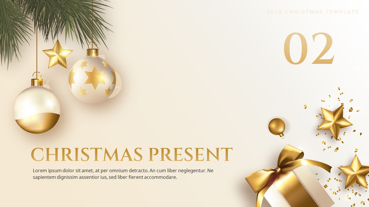 Merry Christmas Modern PPT Templates