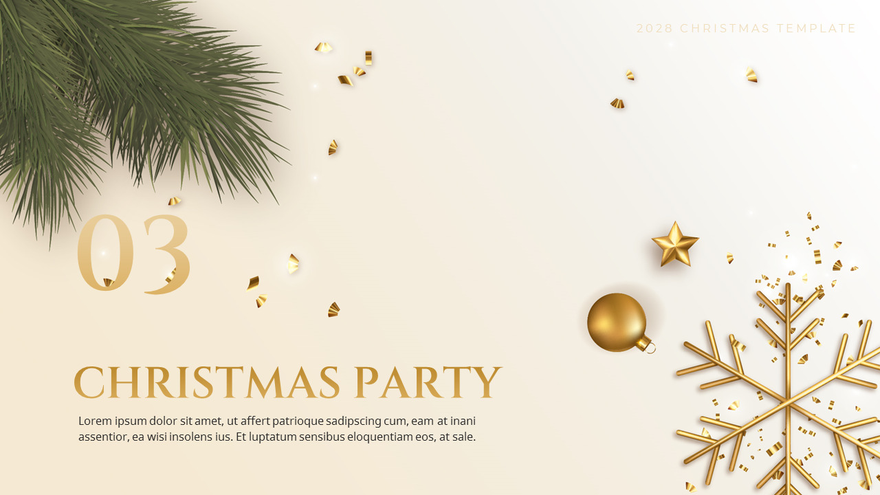 Merry Christmas Modern PPT Templates