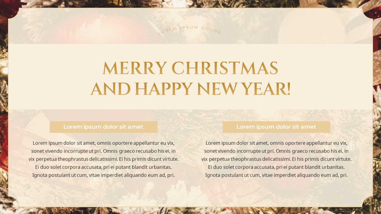 Merry Christmas Modern PPT Templates