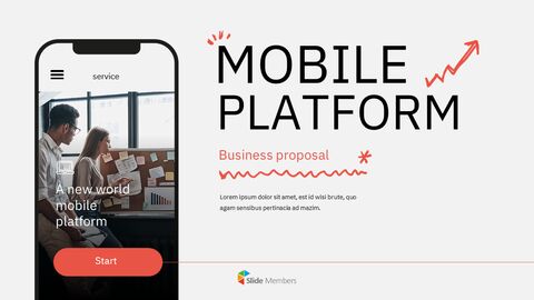Mobile Service Planning slide design