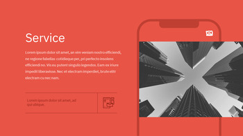 Mobile Service Planning slide design