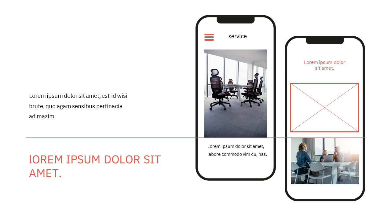 Mobile Service Planning slide design