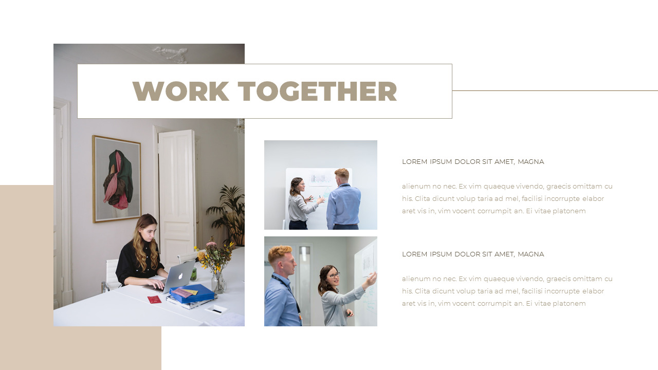 Self Introduction for Portfolio presentation slide design