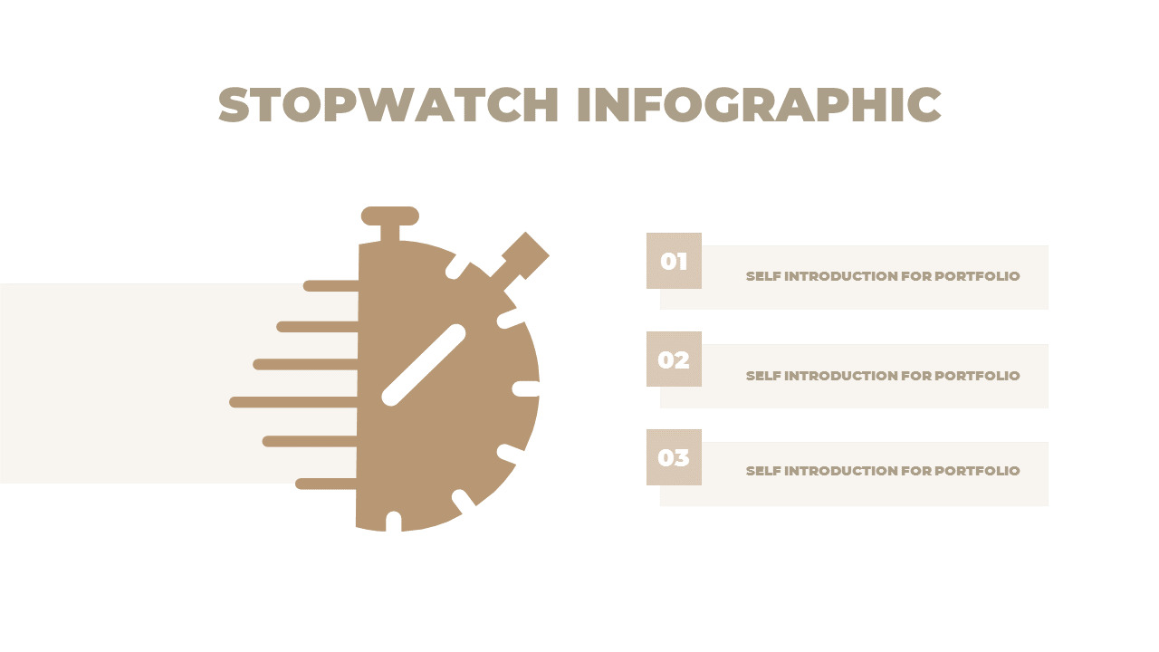 Self Introduction for Portfolio presentation slide design
