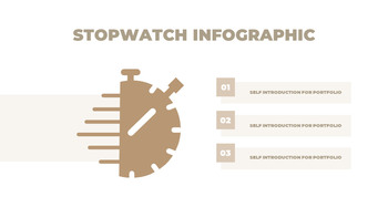 Self Introduction for Portfolio presentation slide design
