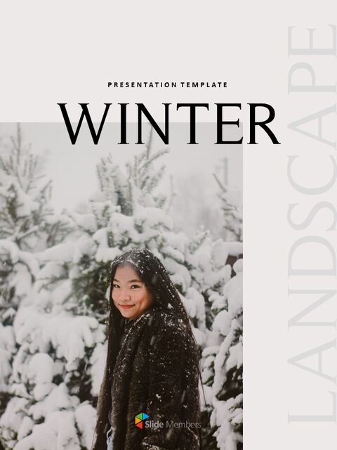 Winter Landscape Presentation Design