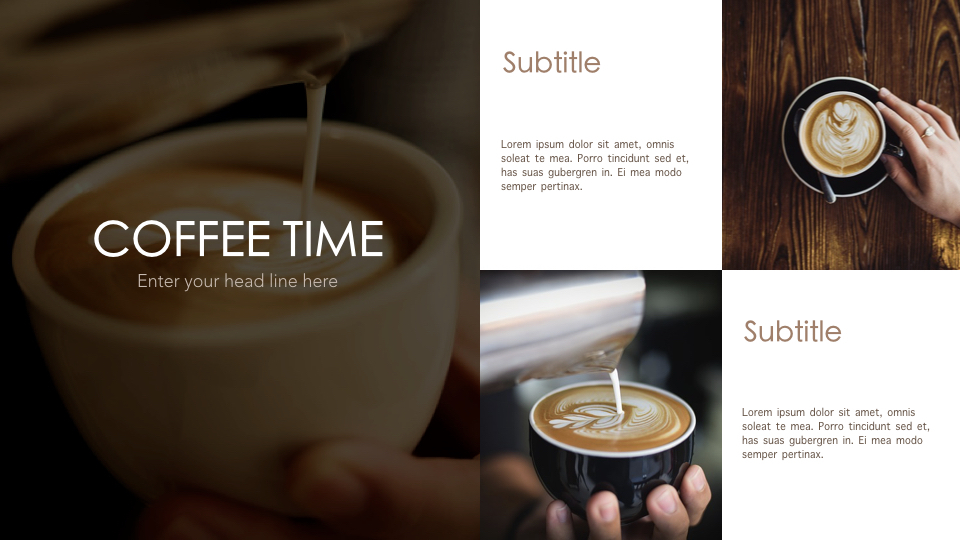 Coffee Time Simple Keynote Template