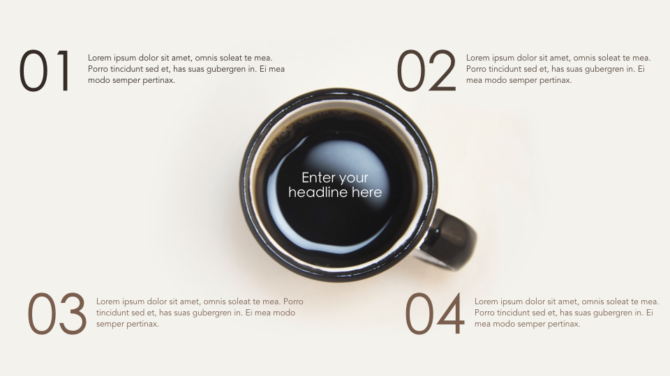 Coffee Time Simple Keynote Template