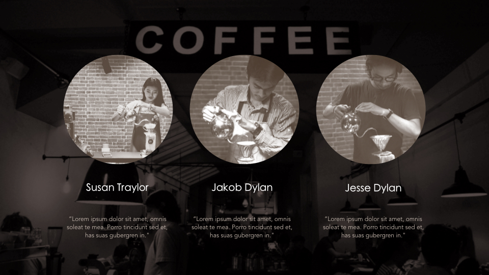 Coffee Time Simple Keynote Template