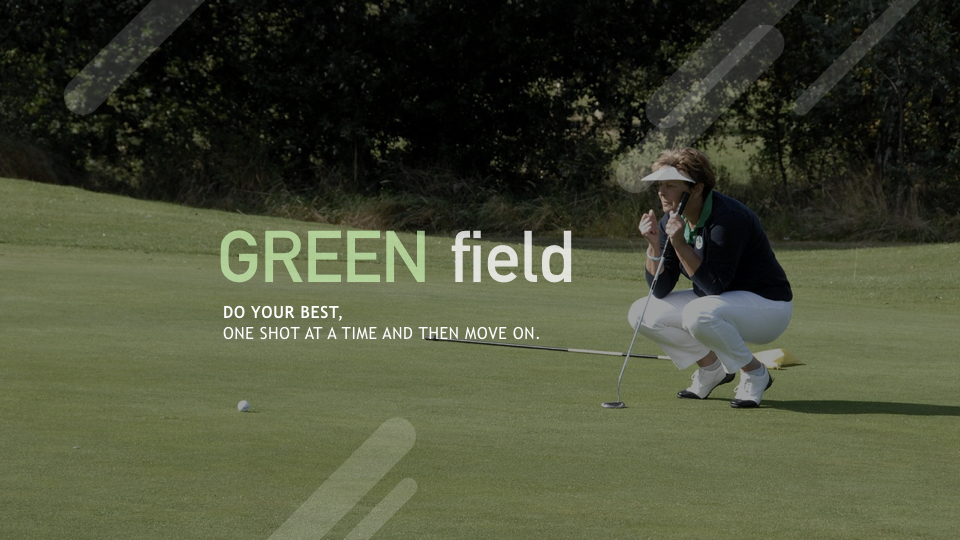 Golf The Green Groove Keynote Design