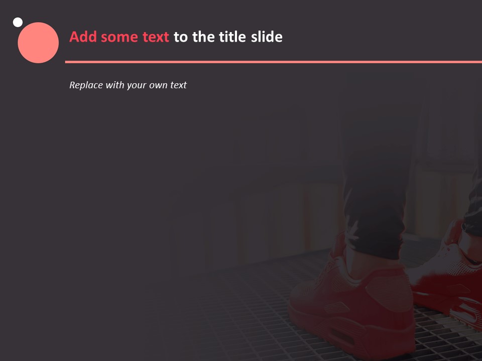 Pink Running Shoes - Free PPT Sample