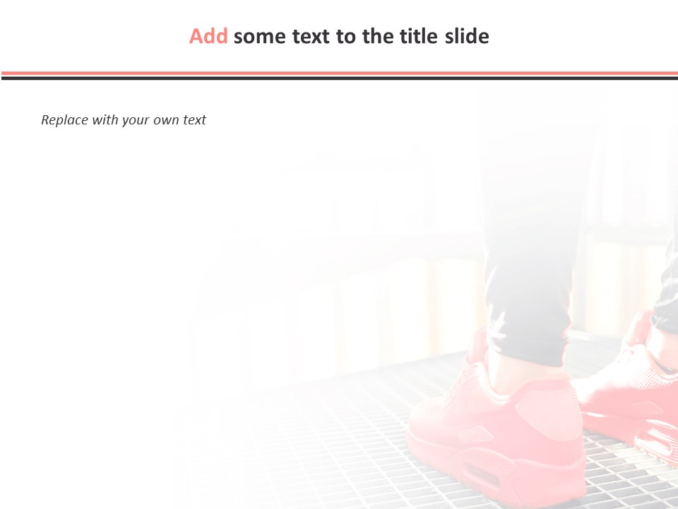 Pink Running Shoes - Free PPT Sample