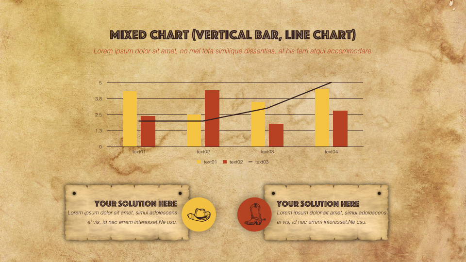 Wild West theme Keynote Design