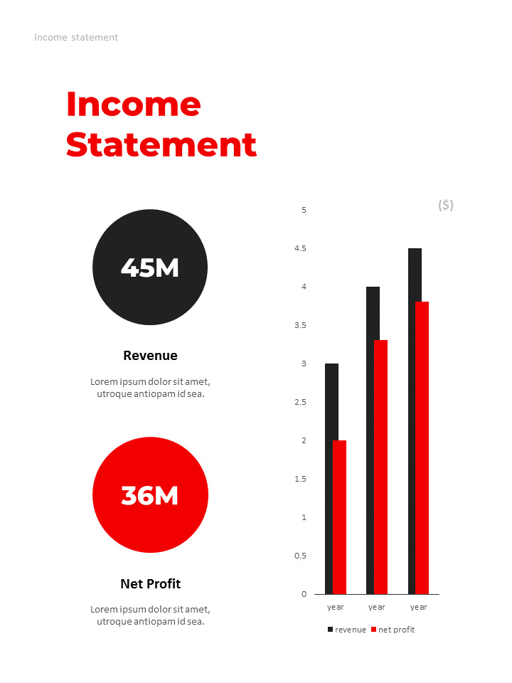 Red Annual Report Business Template red-annual-report-business-template