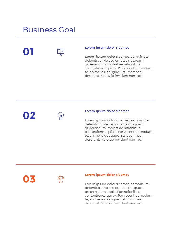 2023 Business Plan Vertical Template Google PowerPoint