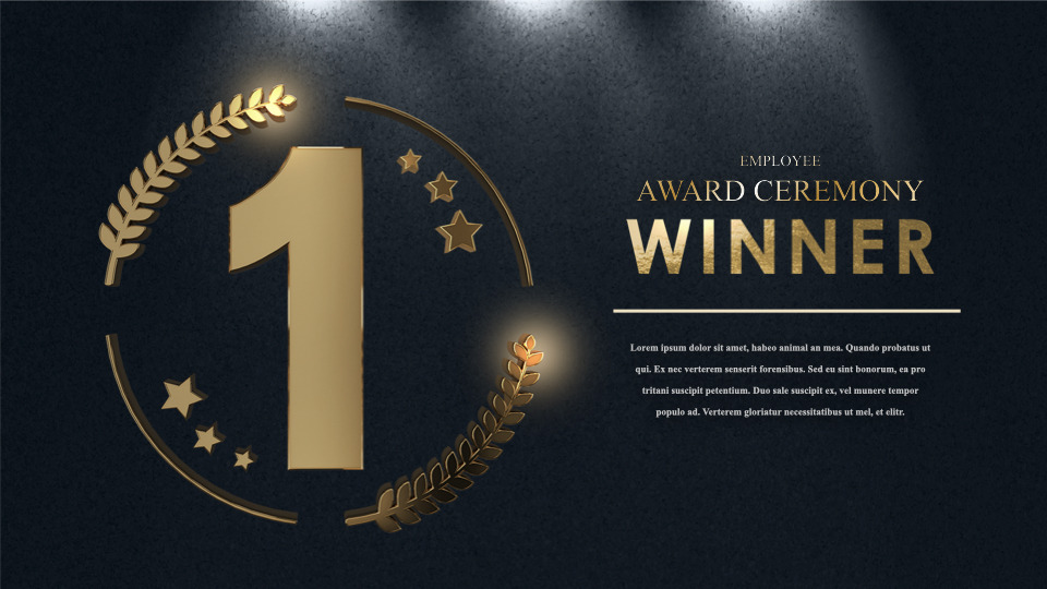 Employee Award Ceremony Product Deck