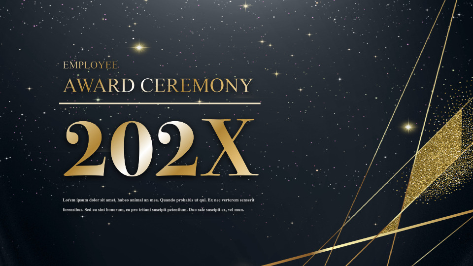 Employee Award Ceremony Product Deck