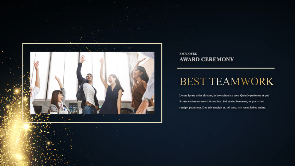 Employee Award Ceremony Product Deck