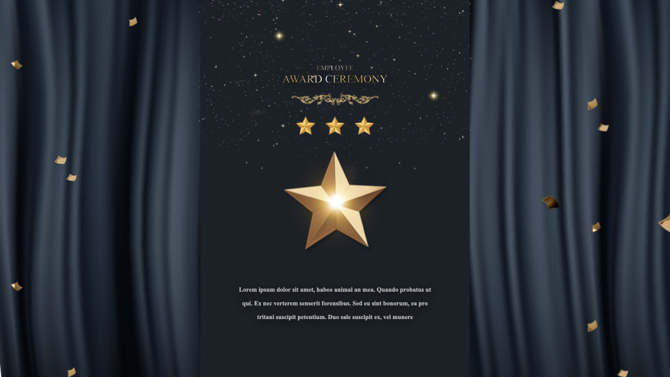 Employee Award Ceremony Product Deck