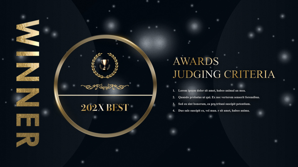 Employee Award Ceremony Product Deck