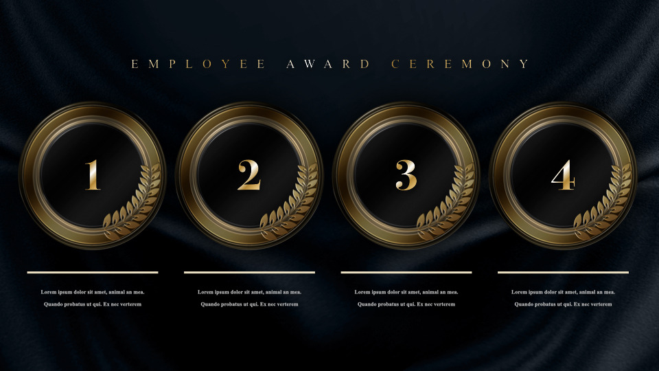 Employee Award Ceremony Product Deck