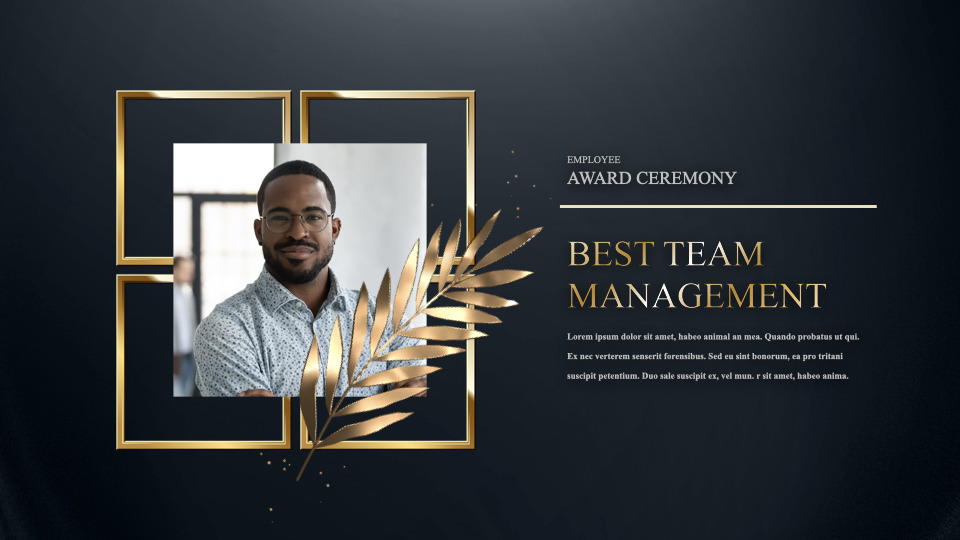 Employee Award Ceremony Product Deck