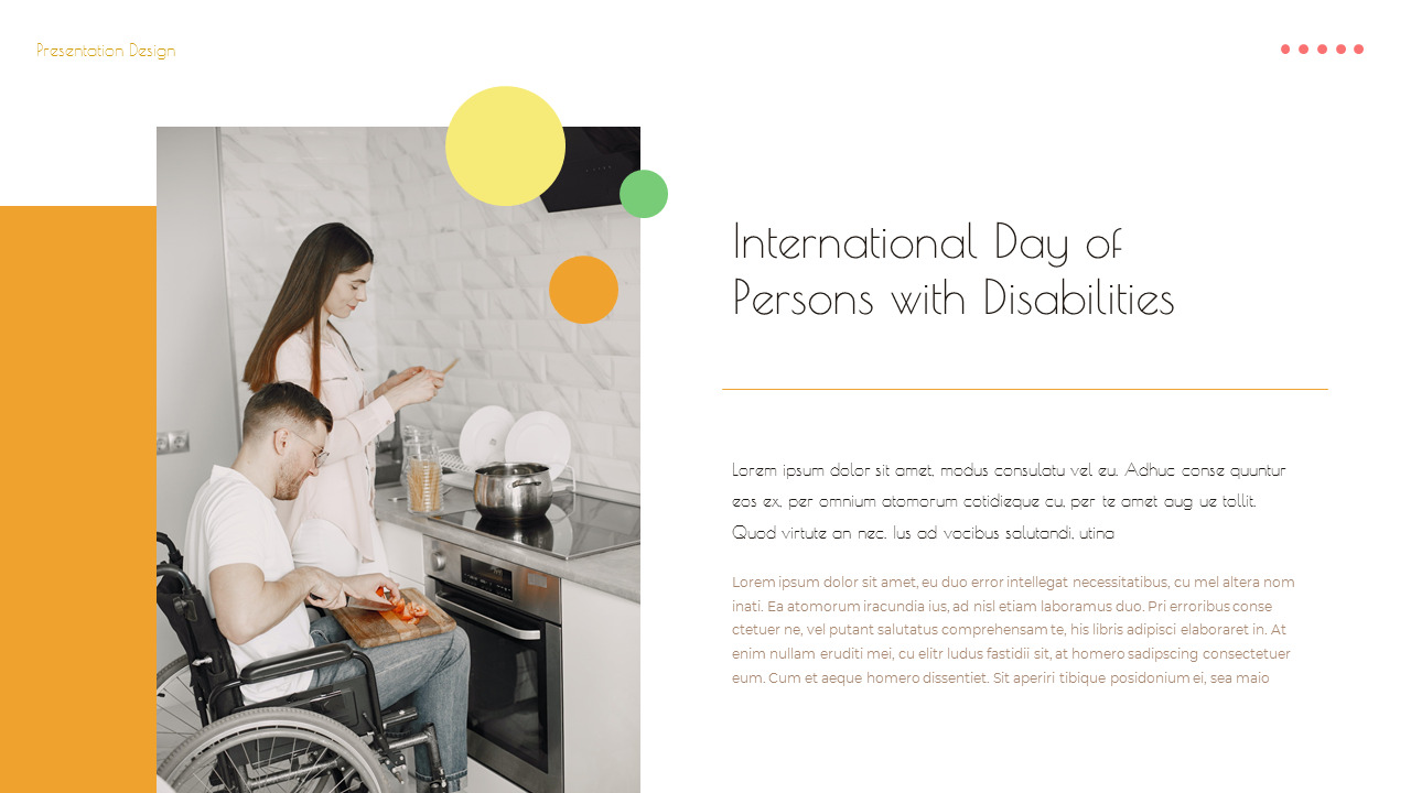 International Day of Persons with Disabilities Simple Slides Templates