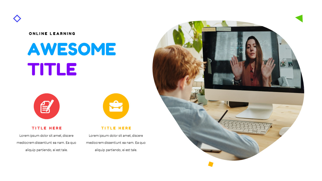 Online Learning Simple Google Presentation