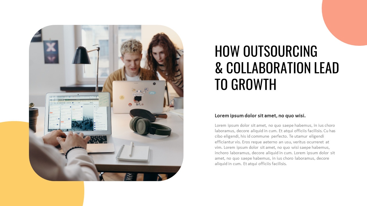 Outsourcing google slides slides