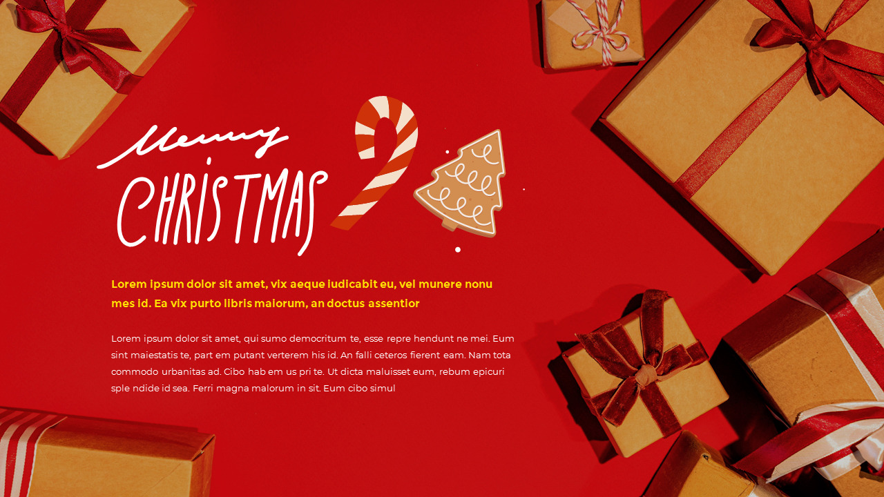 This Christmas google slides presentation slides