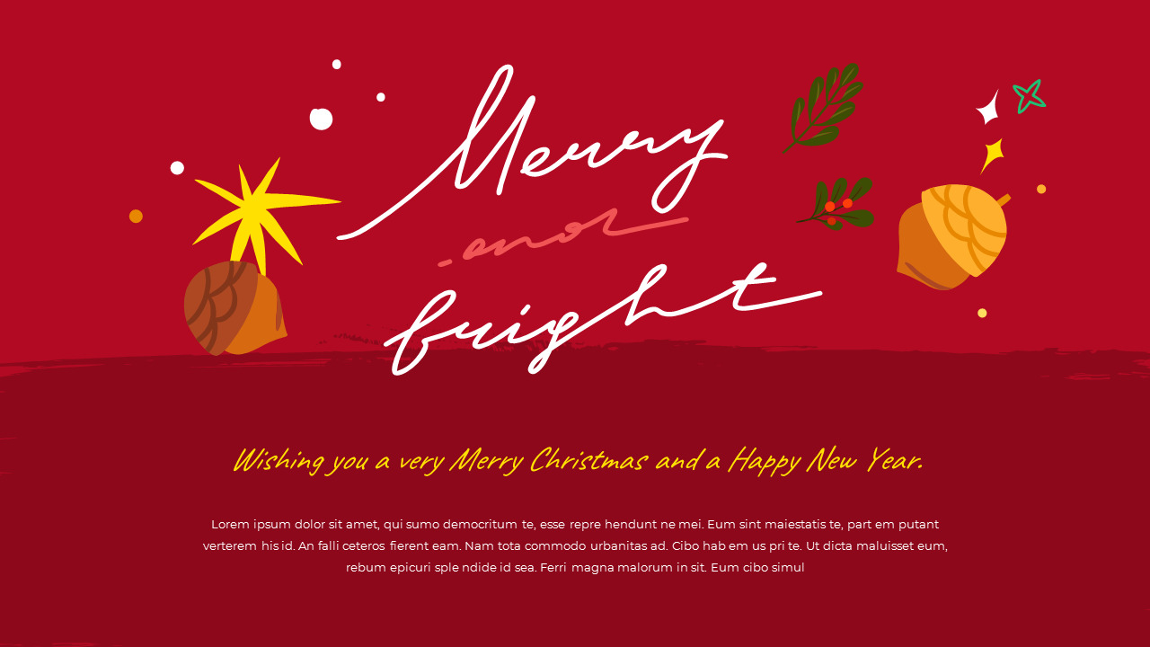 This Christmas google slides presentation slides