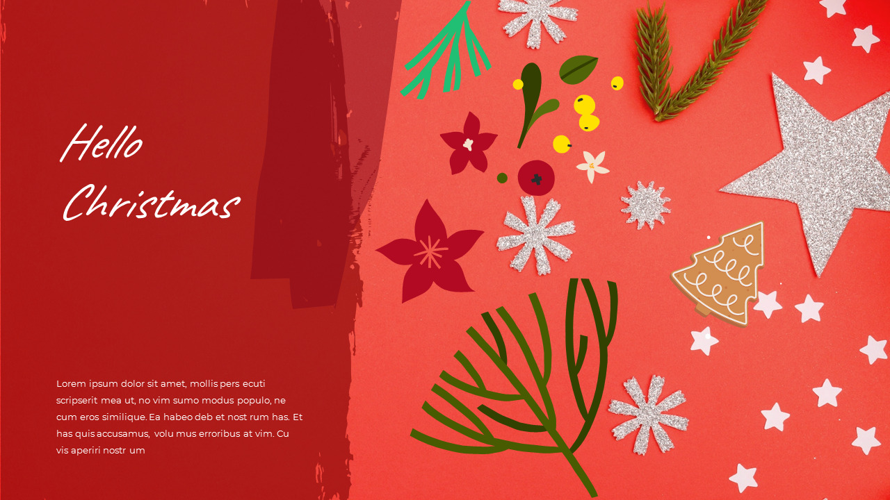 This Christmas google slides presentation slides