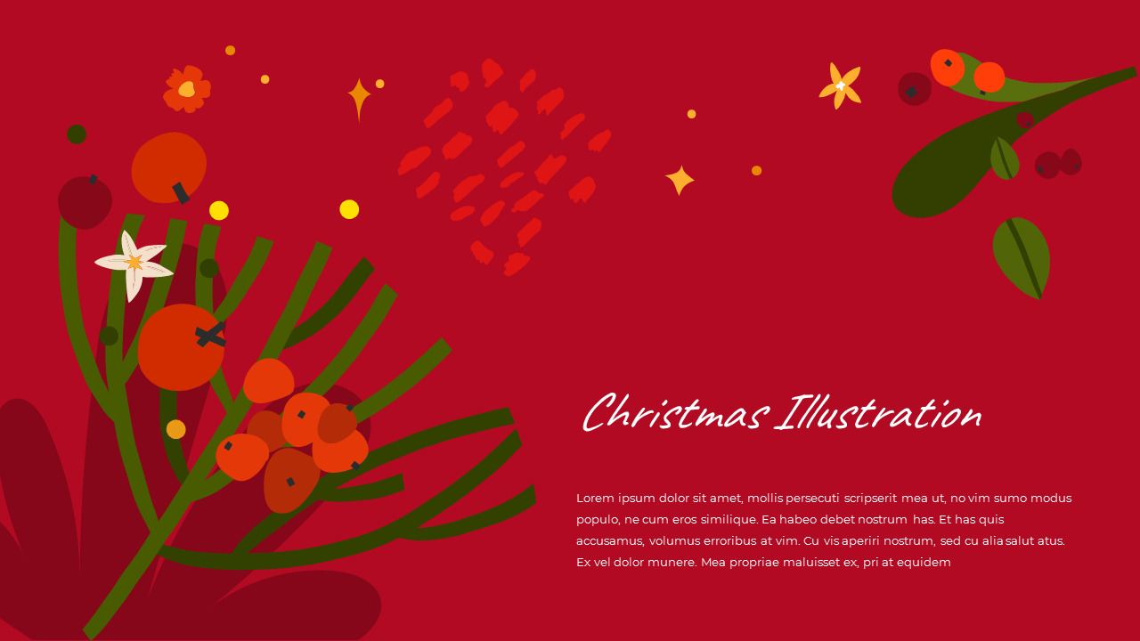 This Christmas google slides presentation slides