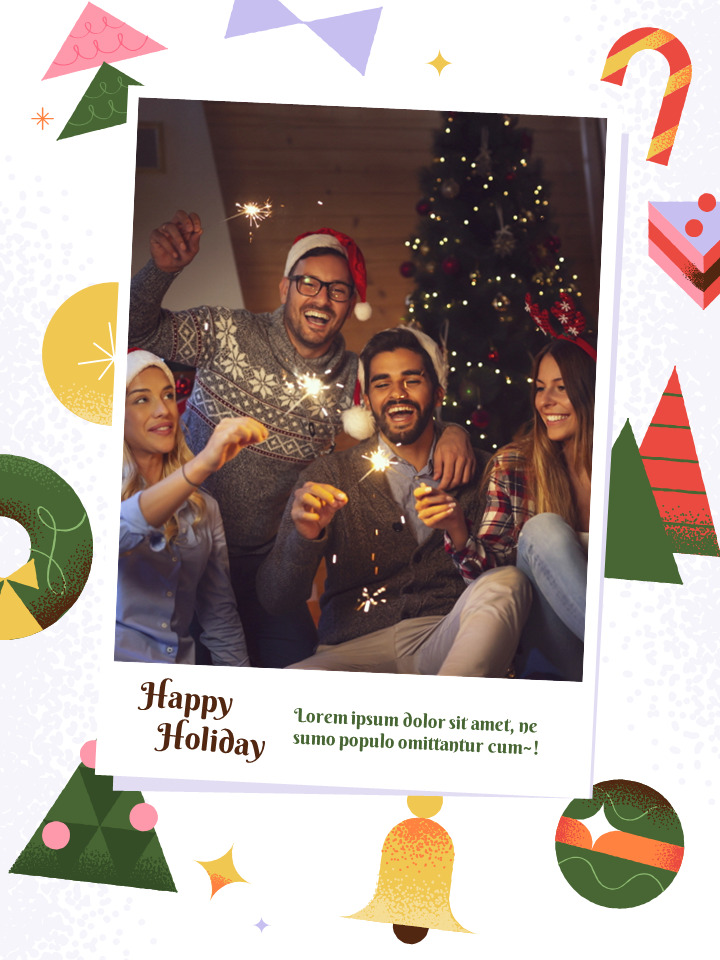 Christmas Design Kit Google PowerPoint Slides