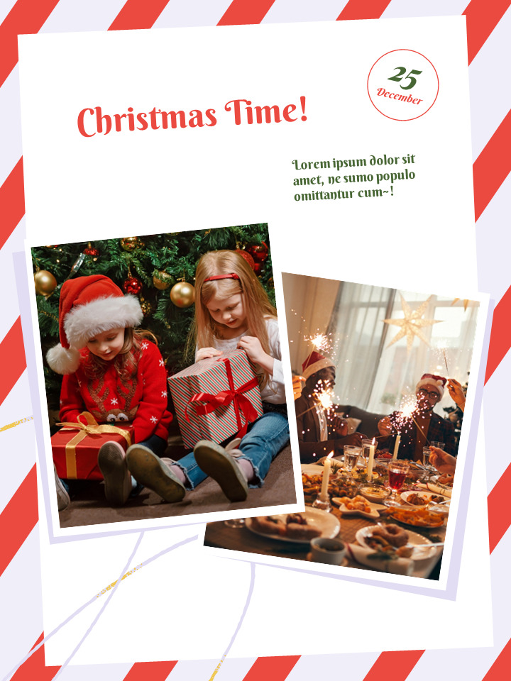 Christmas Design Kit Google PowerPoint Slides