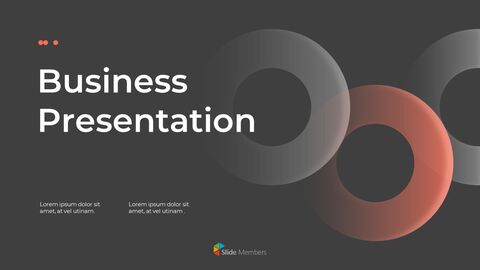 Company Business Plan Modern template design