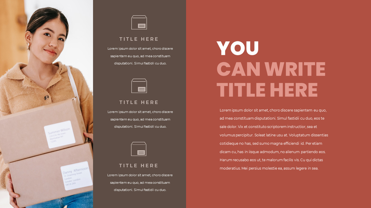 Delivery Service future ppt template
