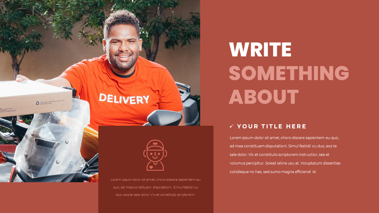 Delivery Service future ppt template