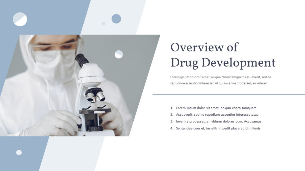 Free Images for Presentations - The Drug Development Process|Google Slides