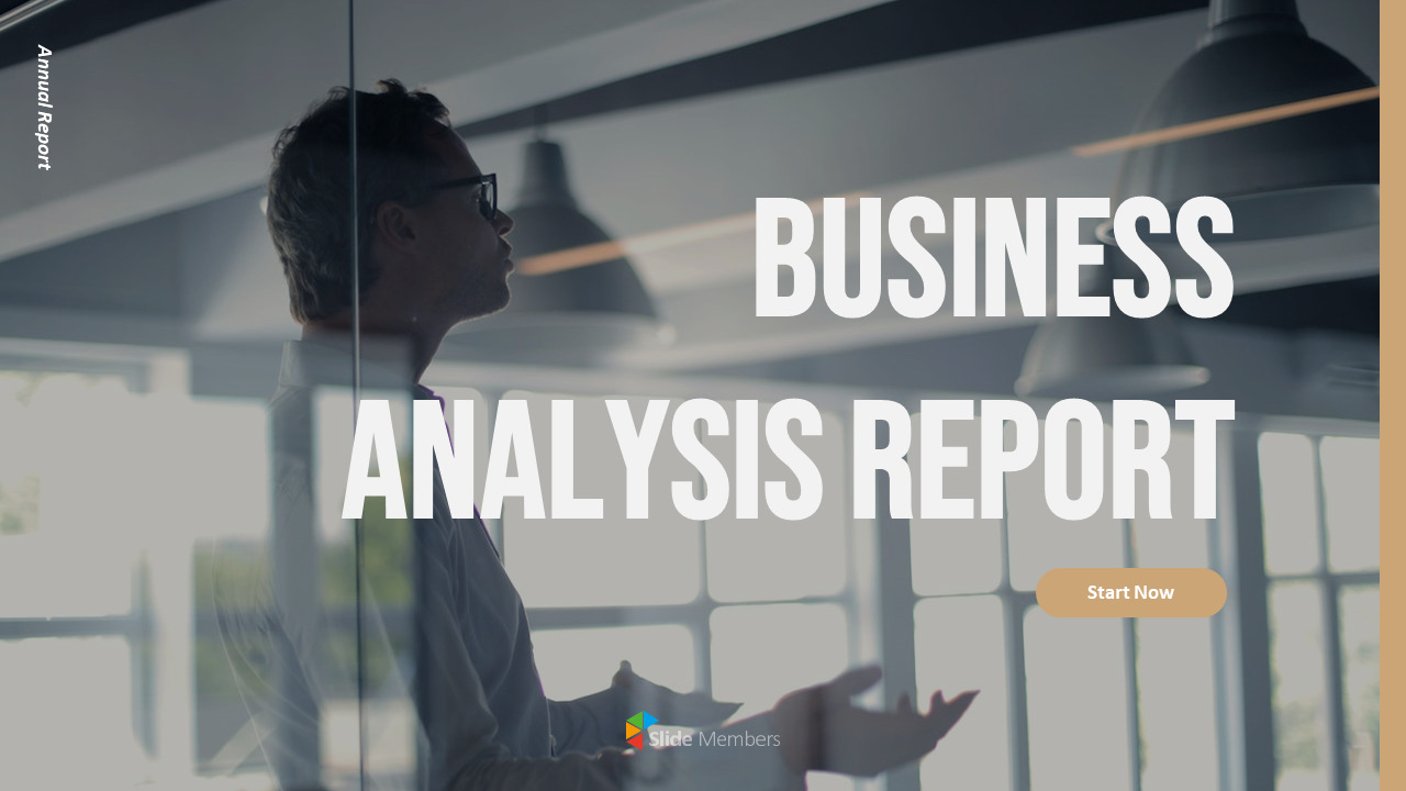 Business Analysis Report PPT Templates Design