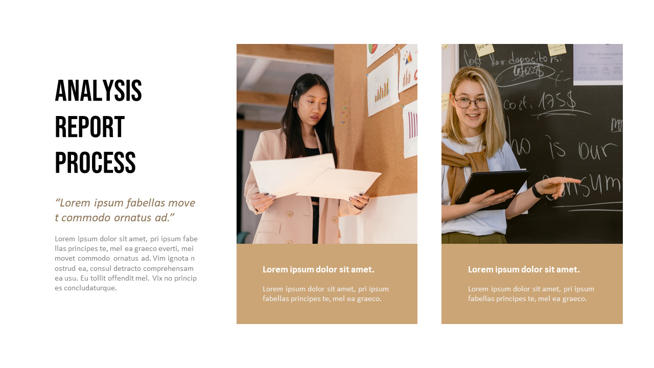 Business Analysis Report PPT Templates Design