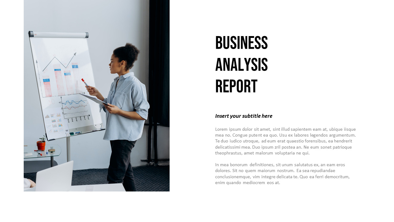 Business Analysis Report PPT Templates Design