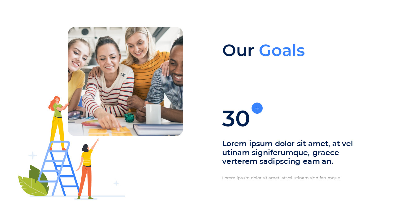 Business Teamwork company profile ppt template