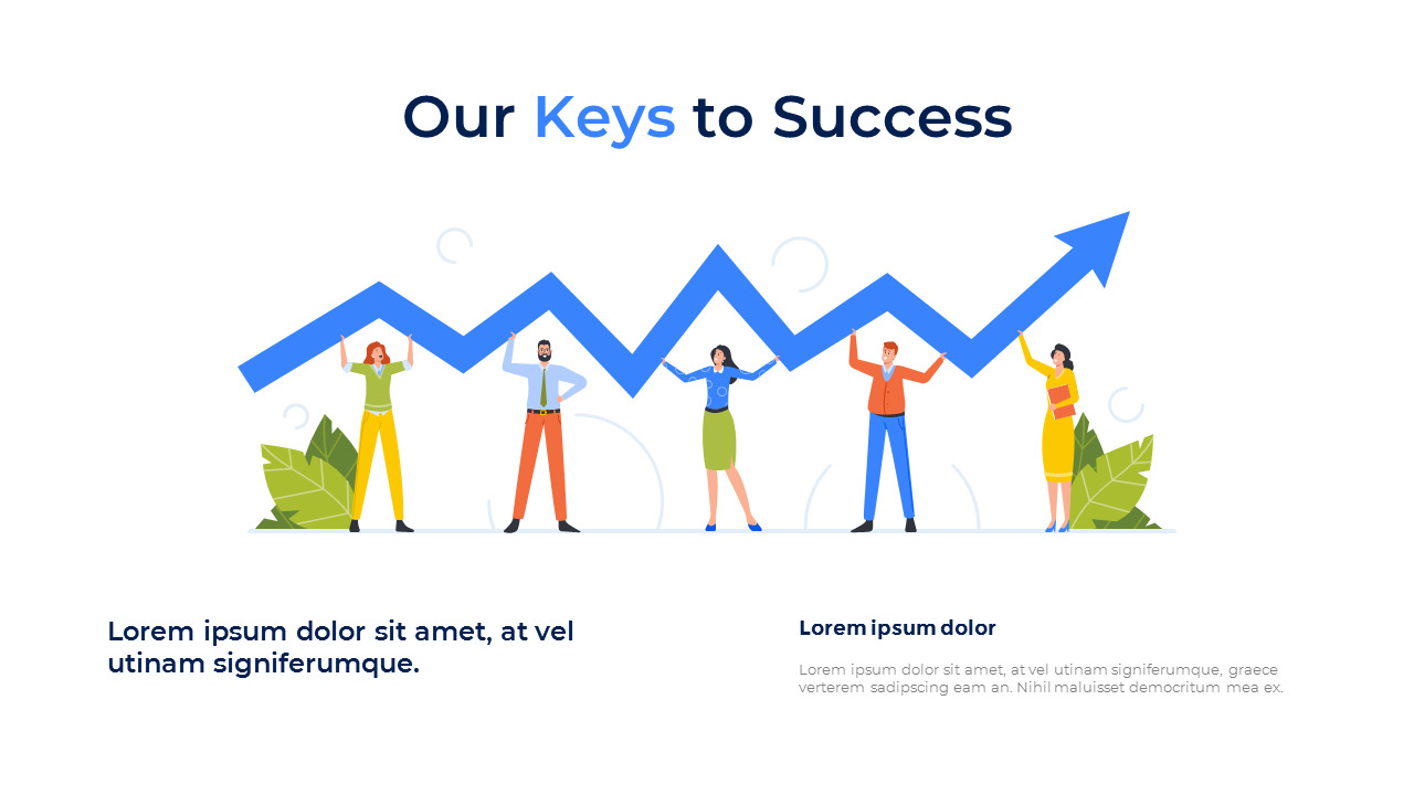 Business Teamwork company profile ppt template