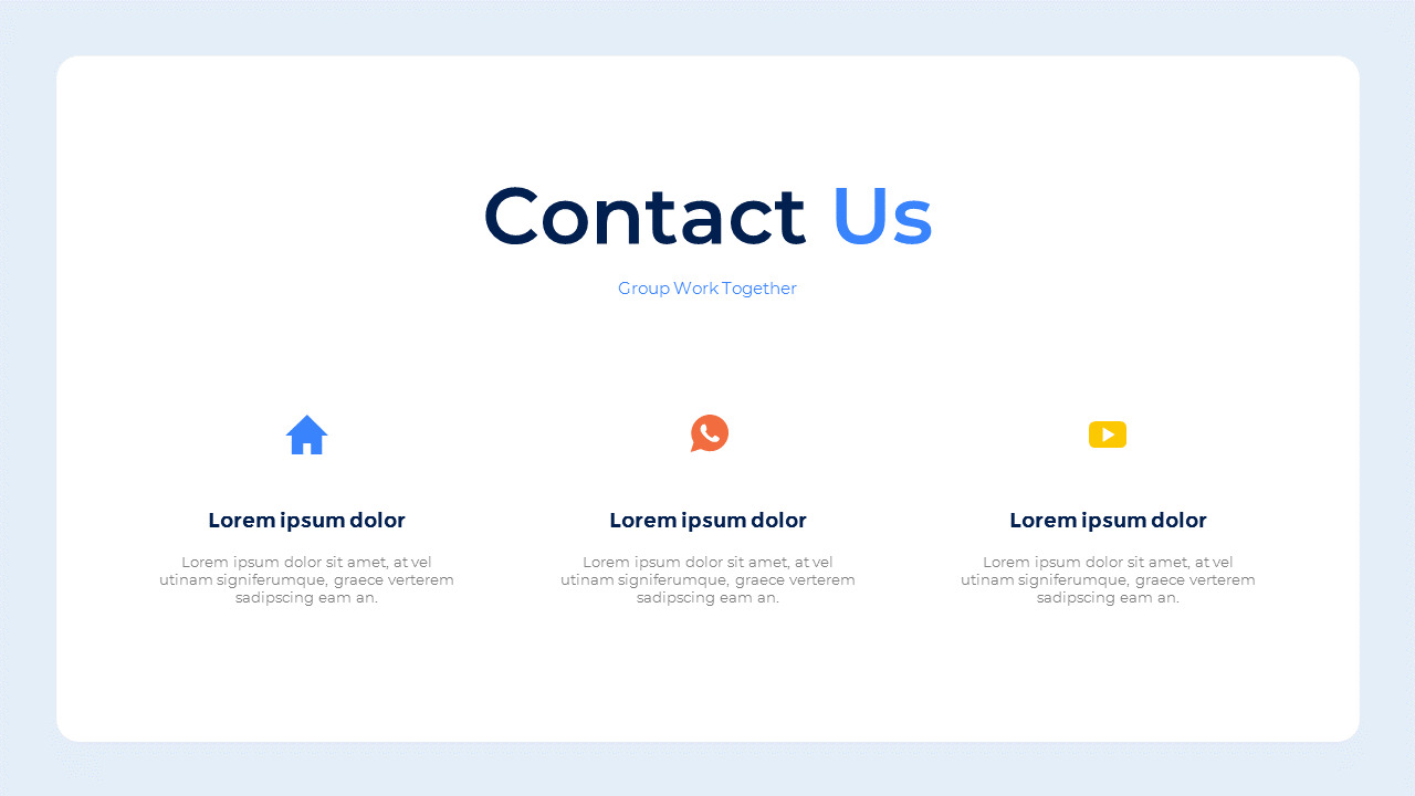 Business Teamwork company profile ppt template