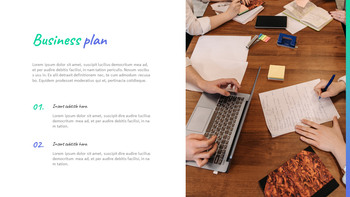 Creative Business Plan powerpoint presentation themes