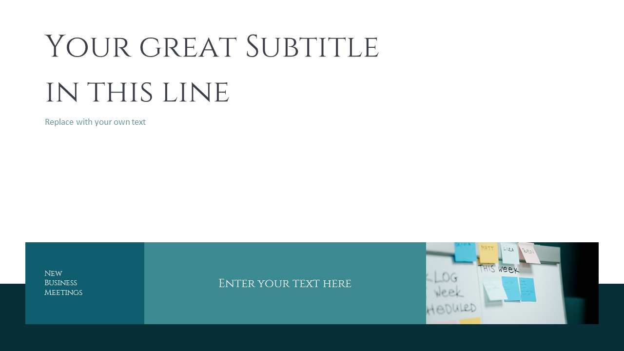 Free free powerpoint template business - New Business Meetings|Slides