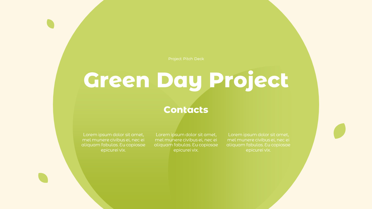 Green Day Project Presentation PPT