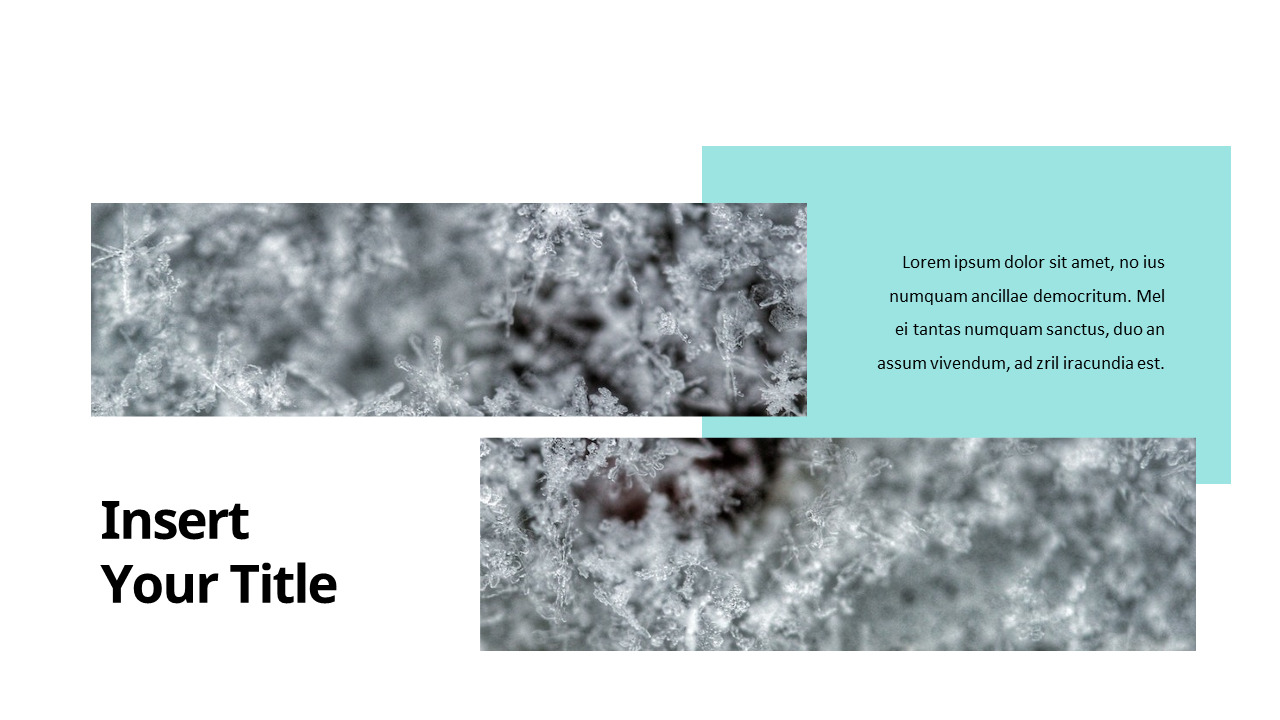 Snow template design|Construction|PPT