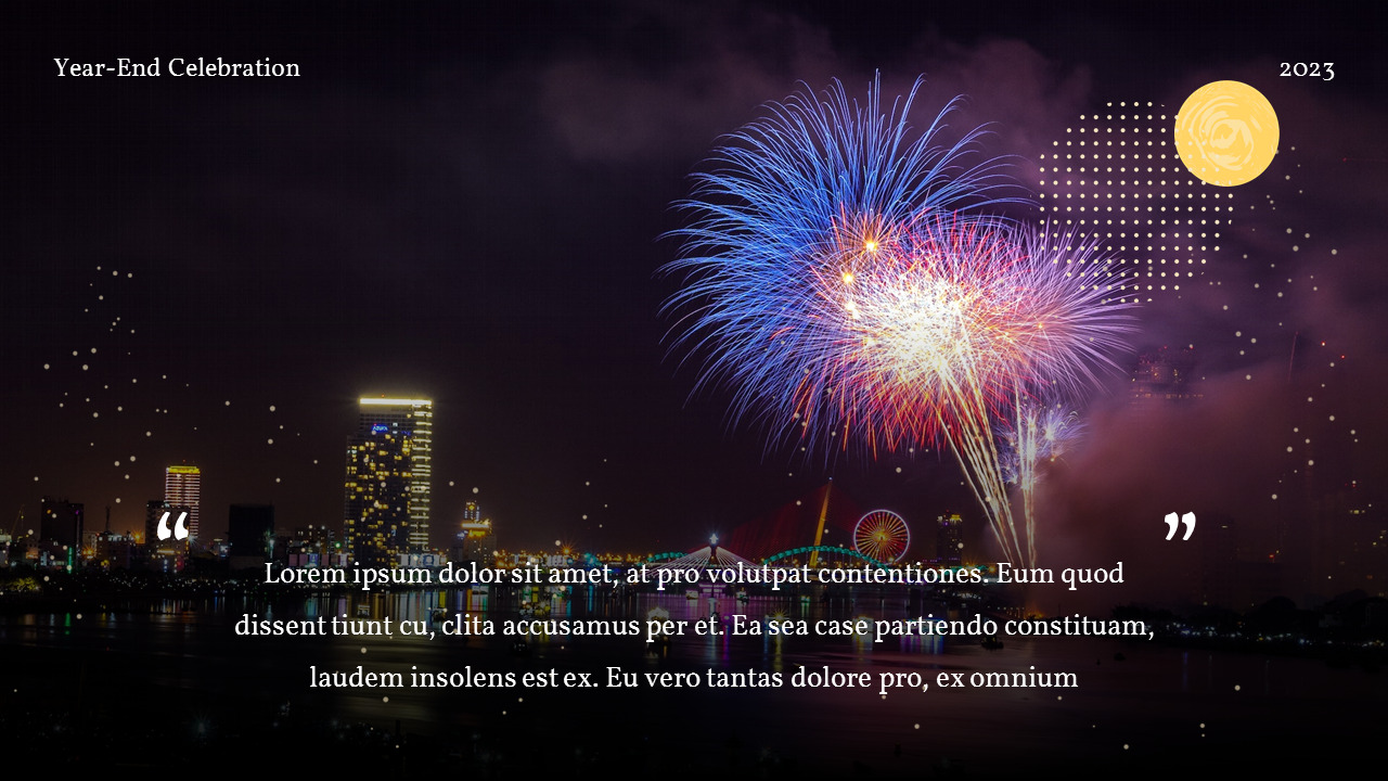 Year-End Celebration PowerPoint Design